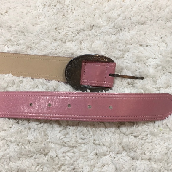 Avignon | Accessories | Avignon Pink Leather Belt | Poshmark